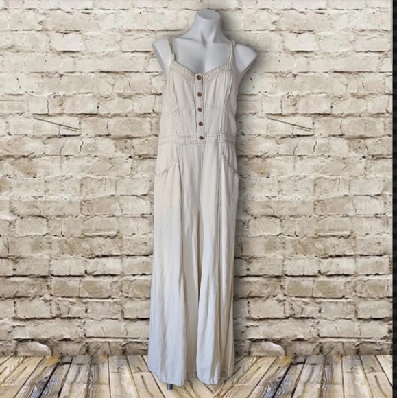 Japna | Pants & Jumpsuits | Japan Linen Blend Jumpsuit | Poshmark